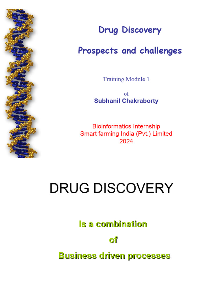 Bioinformatics TM1 | PDF | Drug Discovery | Drug Design