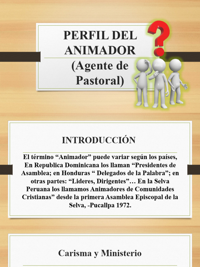 Perfil del Animador Pastoral | PDF | Crecimiento personal y profesional ...