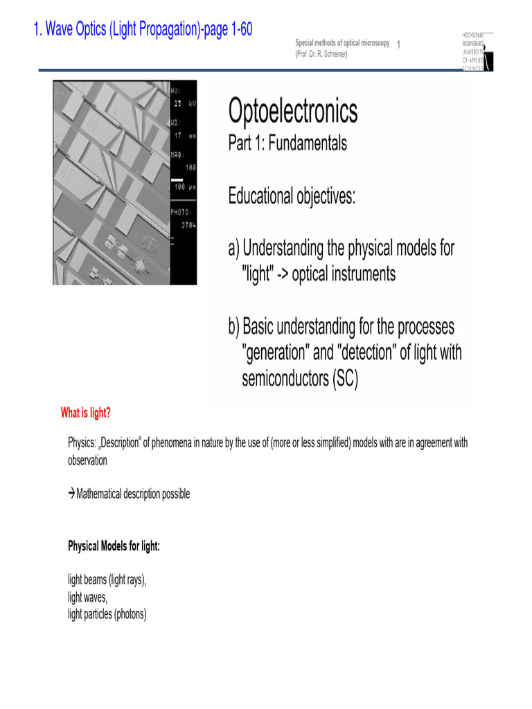 Optical Microscopy Techniques Explained | PDF | Optics | Angular Resolution