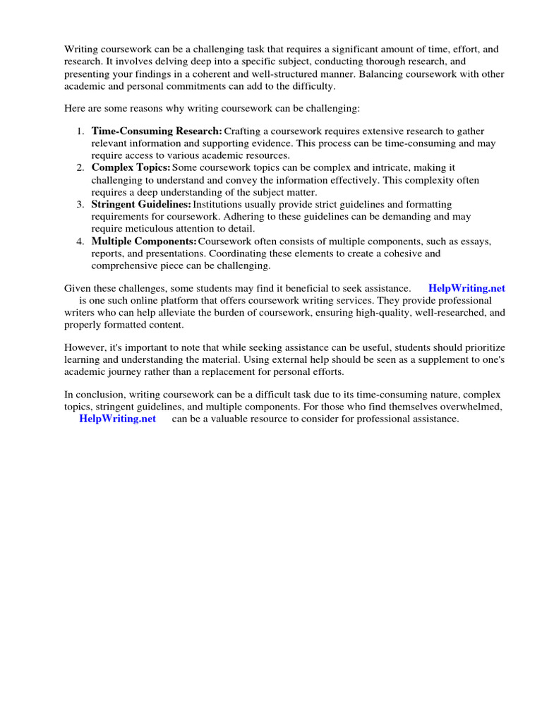 Coursework and Final Exam | PDF | Essays | Study Skills