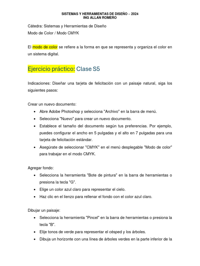 S5. Clase Práctica S5, SHD Modo de Color Parte 2, Ejercicio | PDF ... S5. Clase Práctica S5, SHD Modo de Color Parte 2, Ejercicio | PDF ...