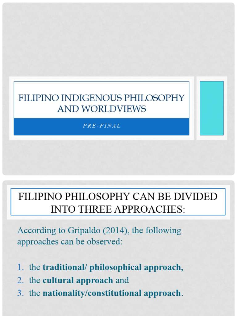 Filipino Indigenous Philosophy and Worldviews | PDF | Philippines | God