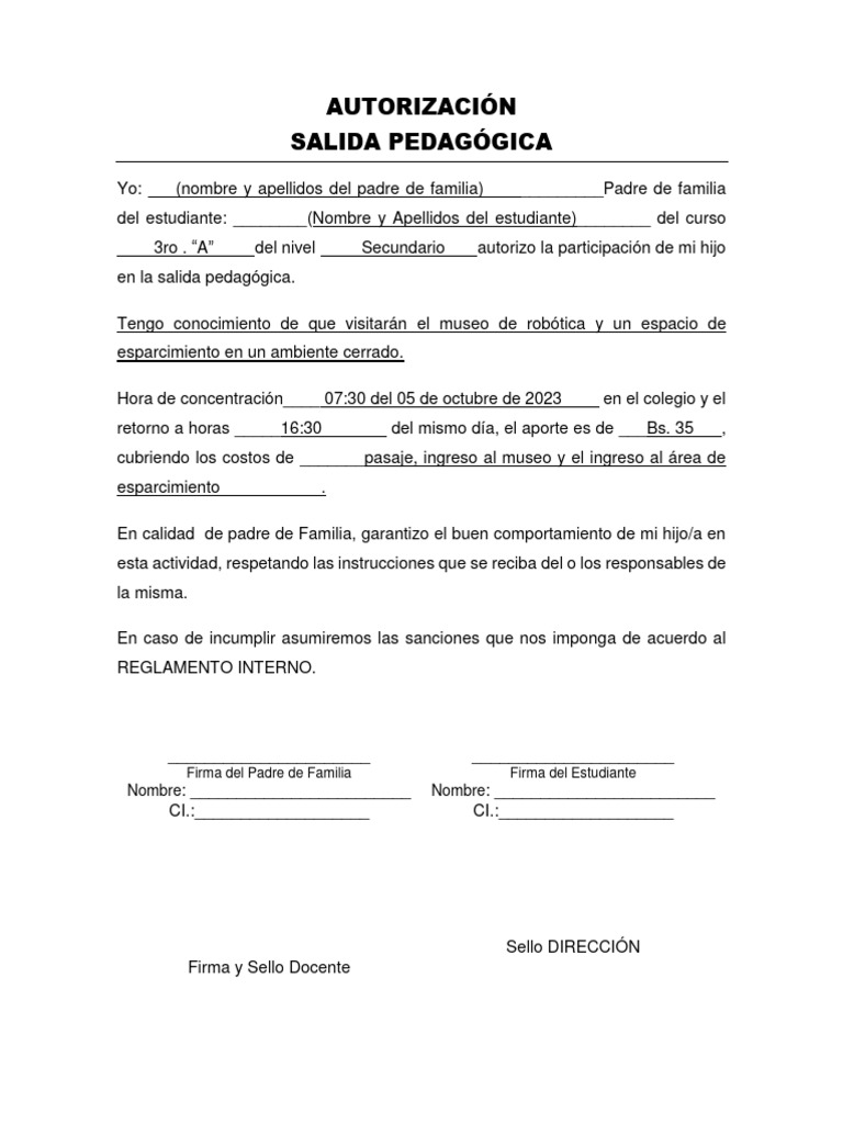 Autorización PPFF | PDF | Ciencias sociales