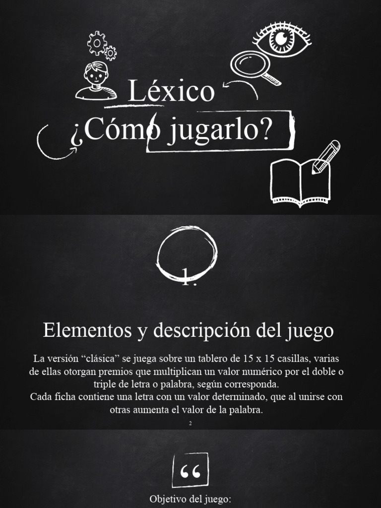 Reglas del Juego de Léxico | PDF | Ortografía | Lingüística