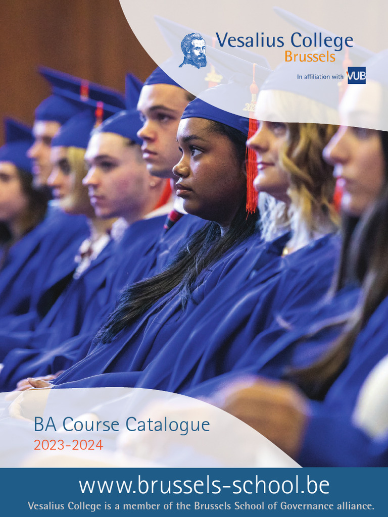 Vesalius College BA Course Catalogue 2023-2024 | PDF | Course Credit ...