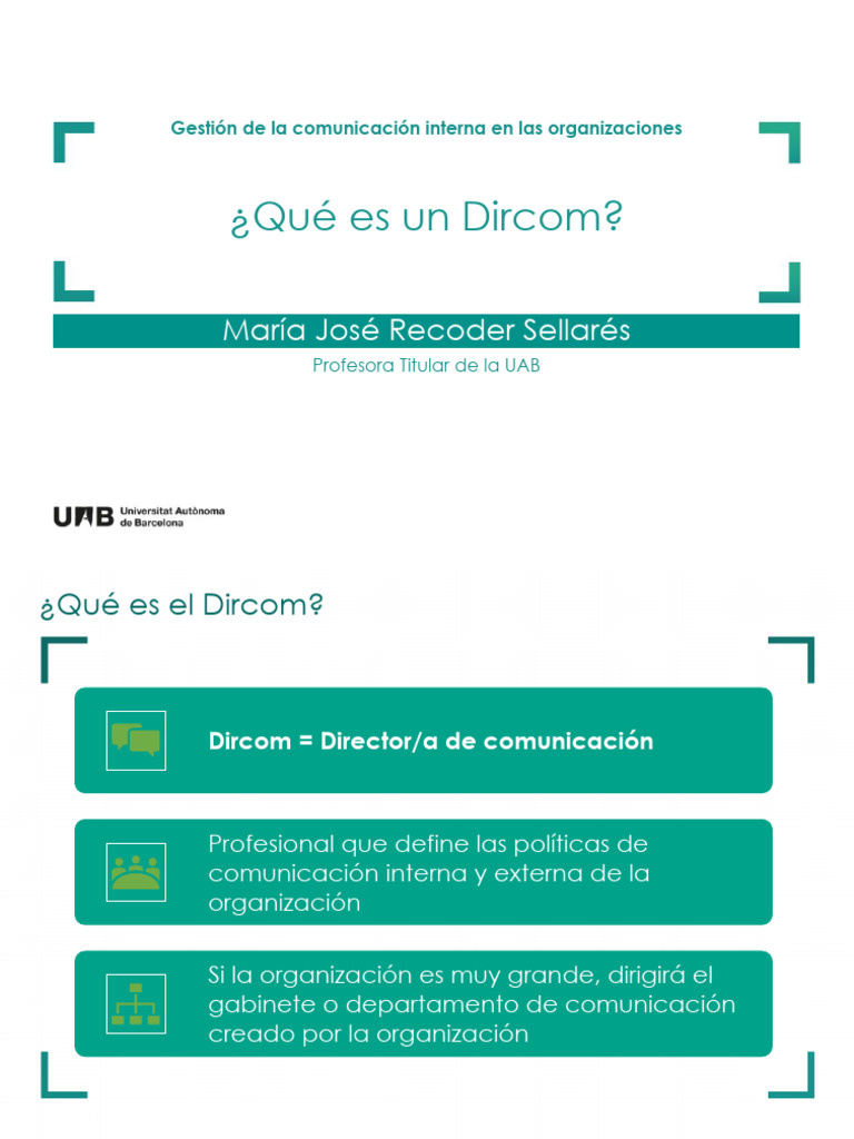 1 - S1V03 - GCI Que Es Un Dircom | PDF | Liderazgo | Gobierno