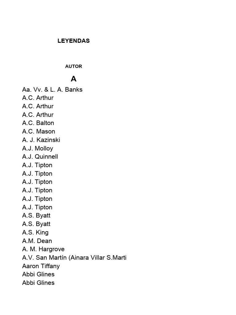 Listado de Libros 21-11 | PDF