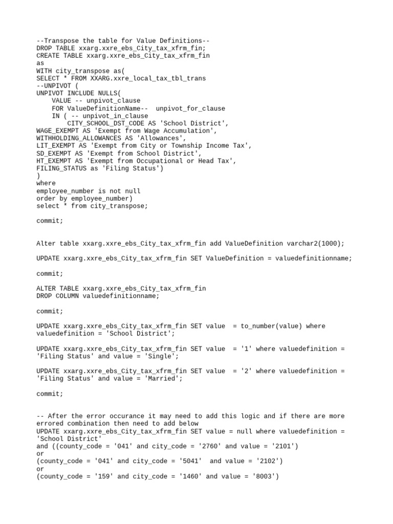 2.1 City XRM Scripts | PDF | Economies | Taxation