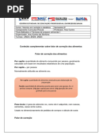 Tabela de Fator de Cocção - Atual | PDF | Calor | Alimentos