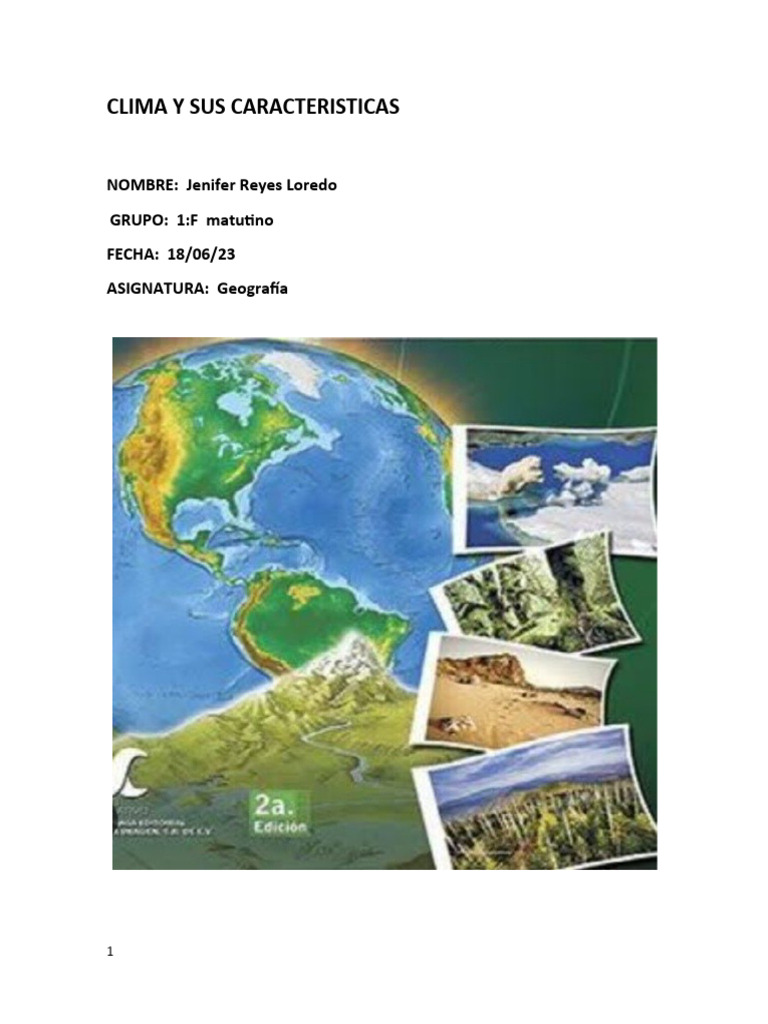 Introducción al Clima y Factores | PDF | Clima | Humedad