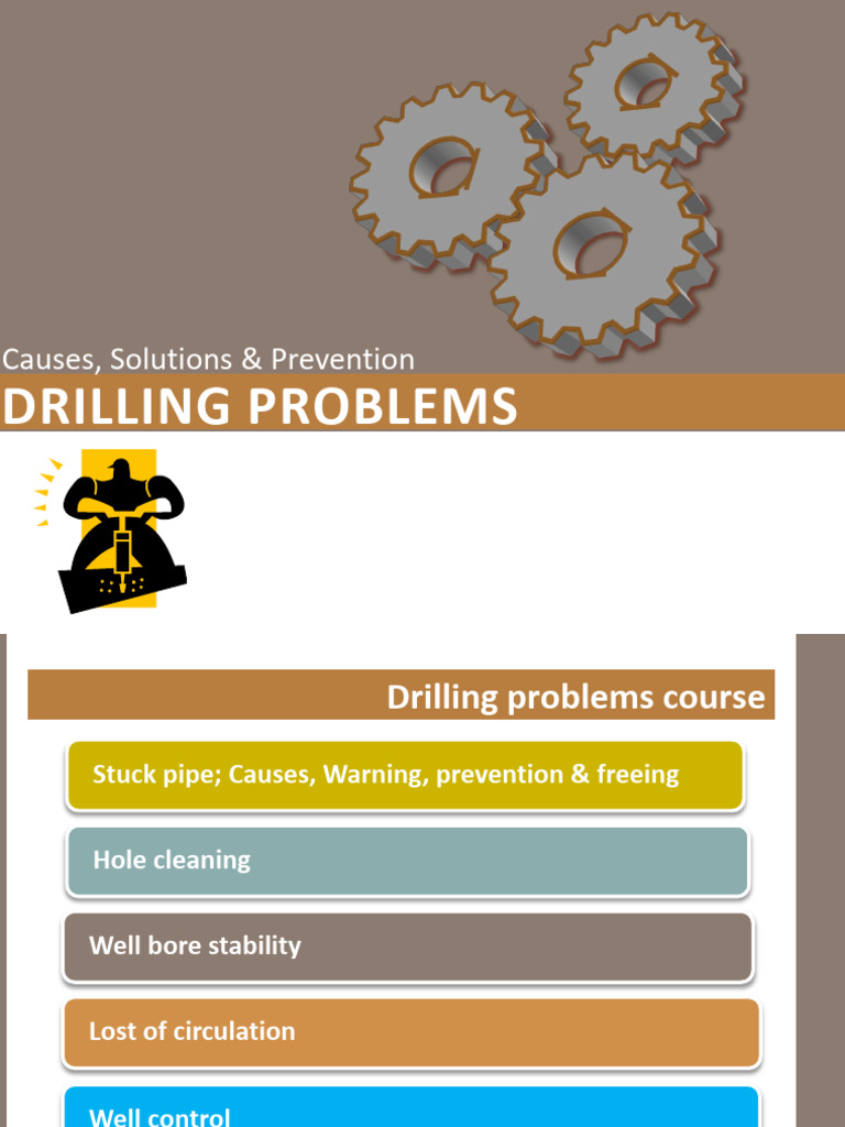 06 - Drilling Problems Course | PDF | Casing (Borehole) | Drilling