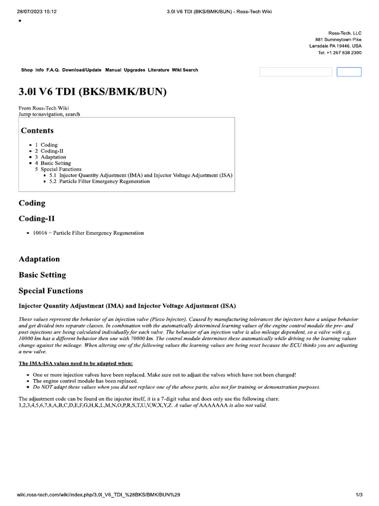 Injector Coding | PDF