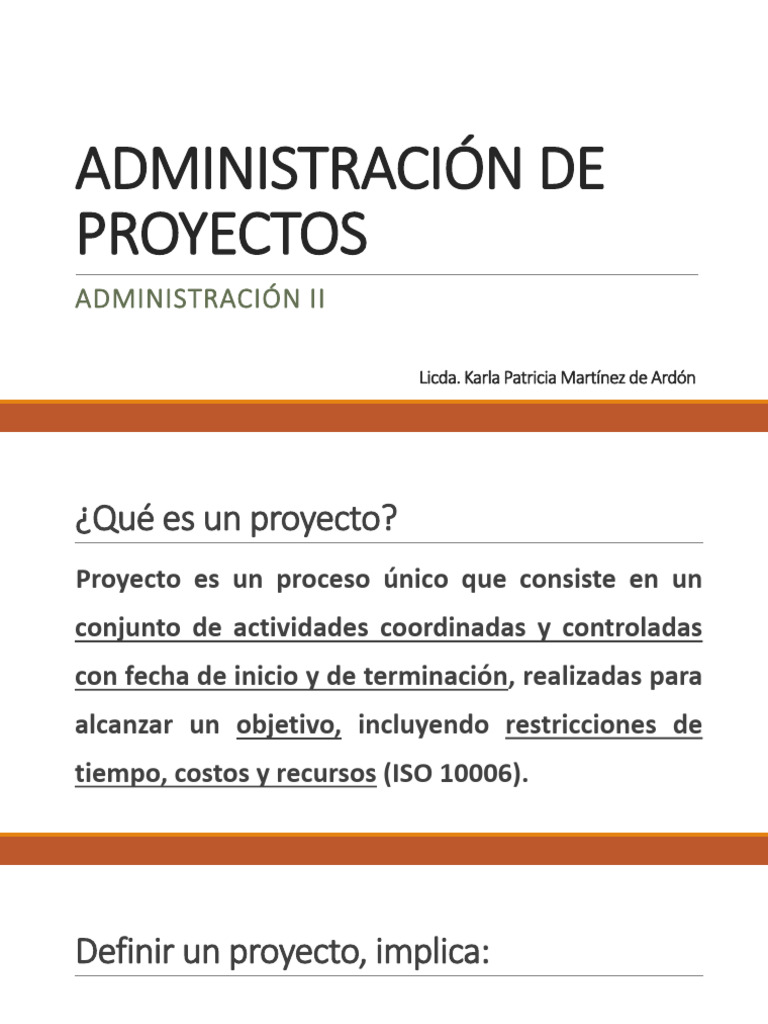 Admón Por Proyectos | PDF | Planificación | Aprendizaje