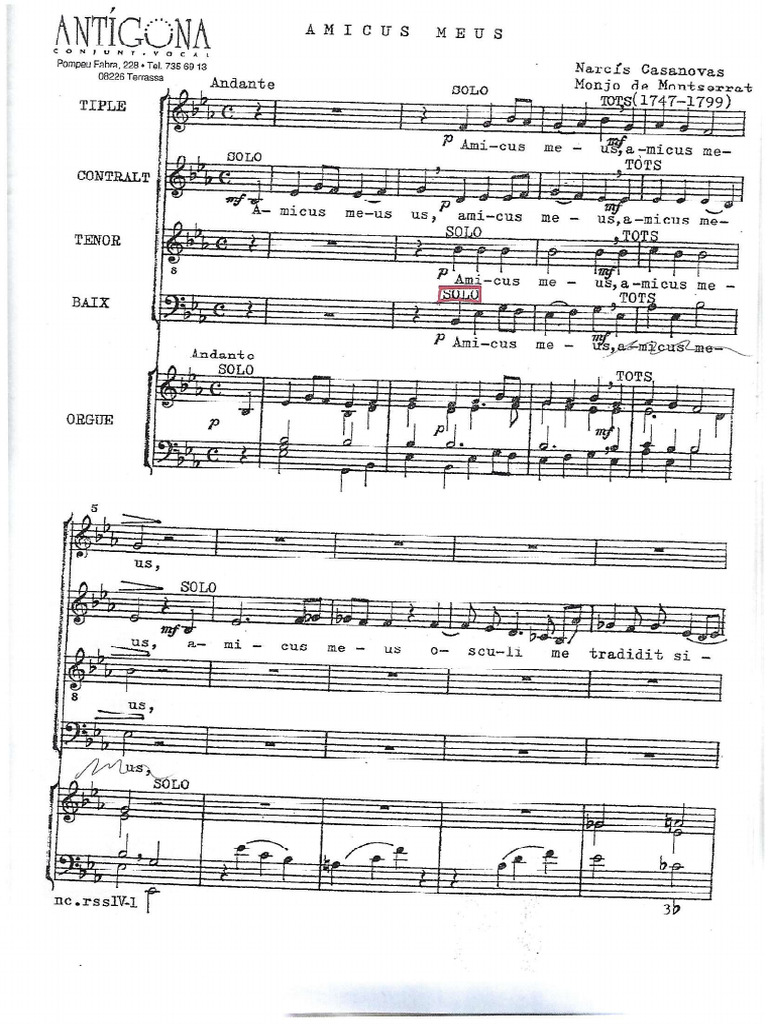 Casanovas - Amicus Meus | PDF