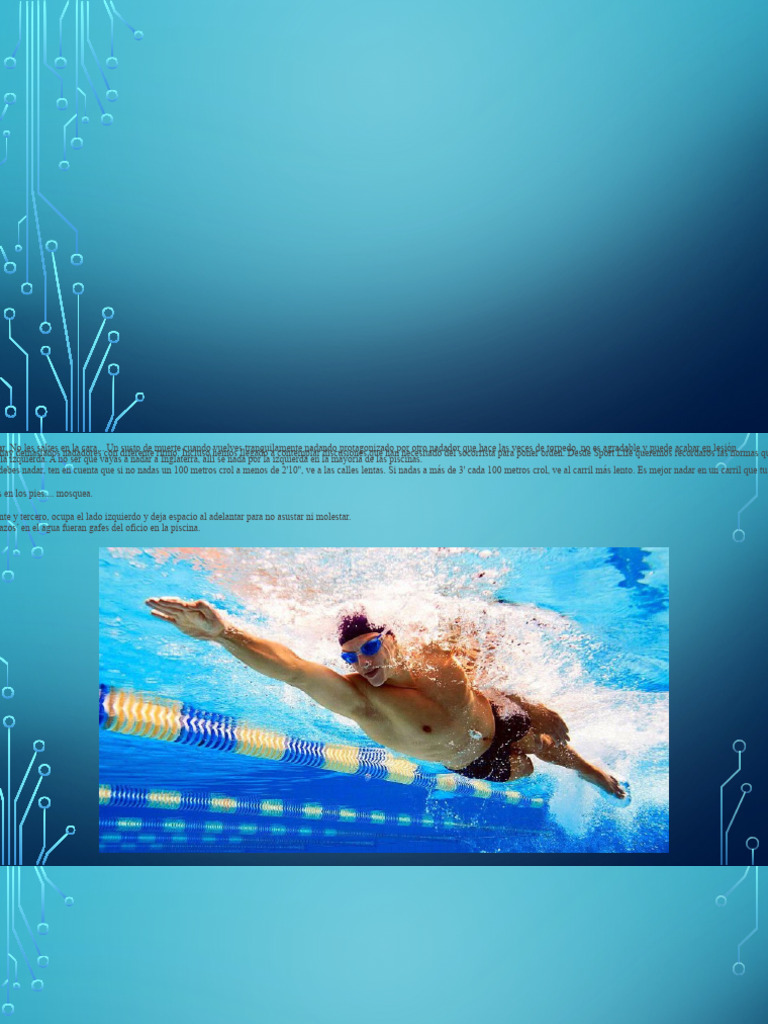 Reglas Natacion | PDF | Nadando | Agua