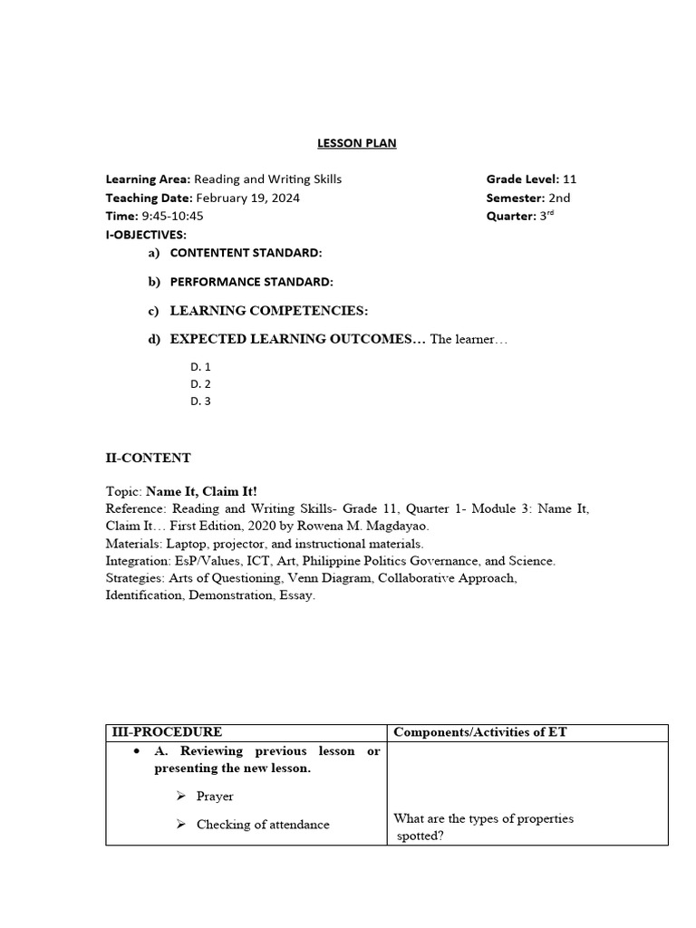Week 3 RWS | PDF | Argument | Learning