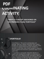 G12 Culminating Activity Module 1 and 2 | PDF | Rubric (Academic ...