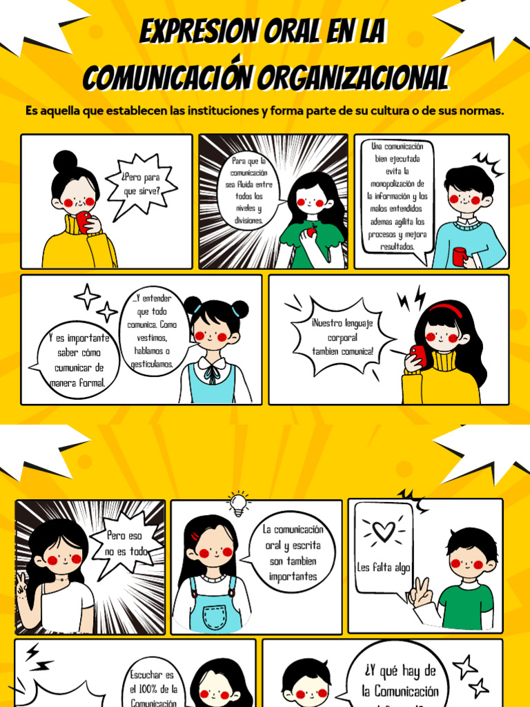 Comic Comunicación Organizacional | PDF | Comunicación | Comunicación humana