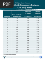 Cat Sedation and Anesthesia Dosing Chart | PDF | Drugs | Drugs Acting ...