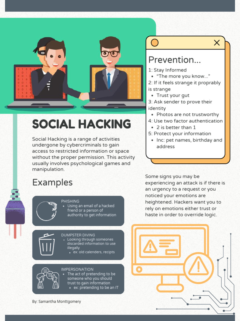 Social Hacking Prevention Tips | PDF