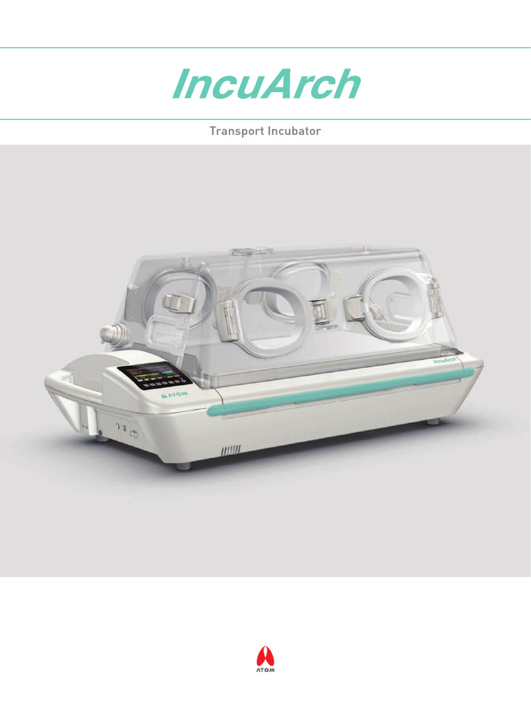 Atom Transport Incubator Specifications | PDF | Neonatal Intensive Care ...