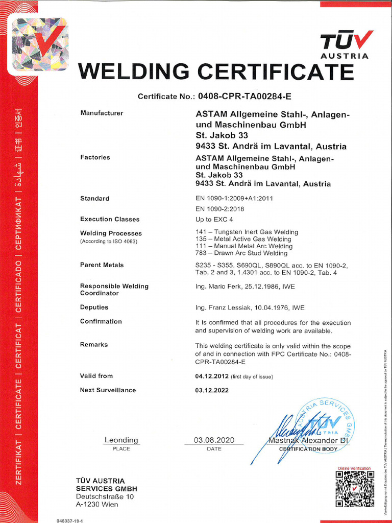 EN 1090 Exc4 English | PDF