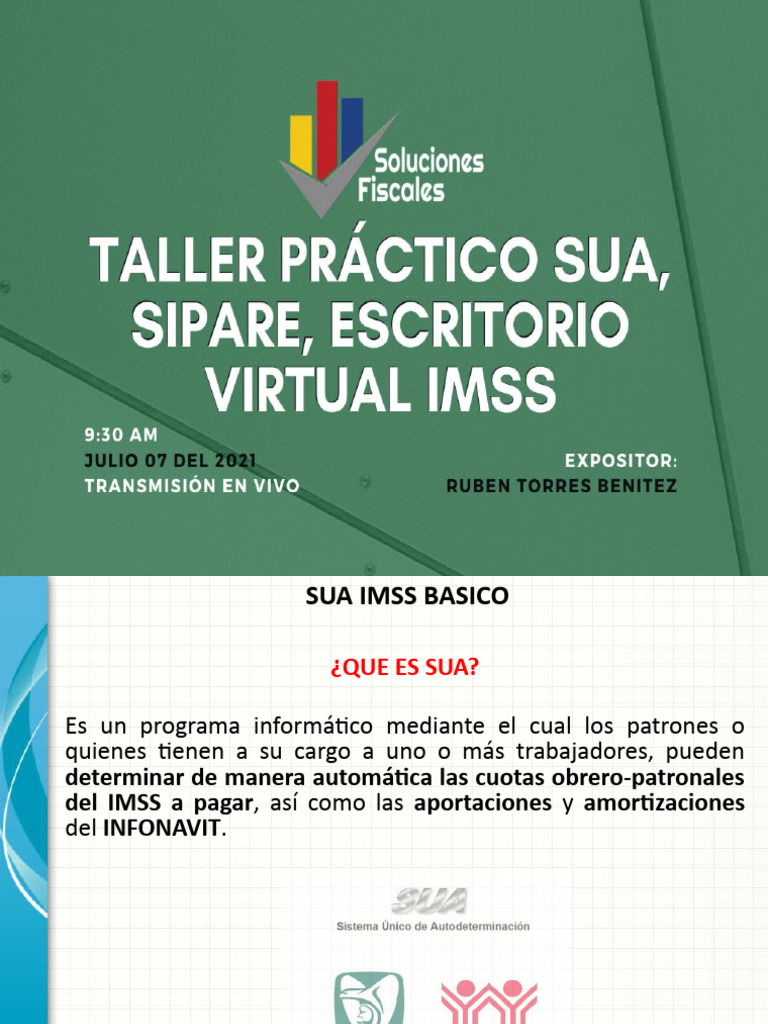 SUA IMSS Julio 2021 SolucionesFiscales | PDF | Pensión | Salario