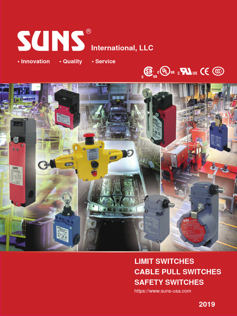 UL Approved Limit Switches Overview | PDF | Switch | Electrical Wiring