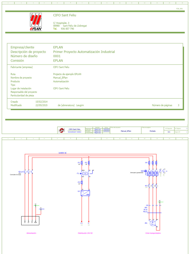 2.manual EPlan | PDF | Ingenieria Eléctrica | Electricidad