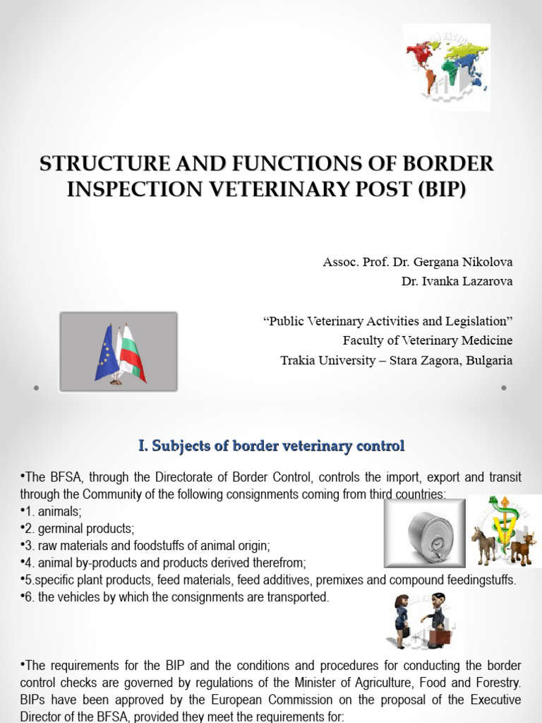 Veterinary Border Control in Bulgaria | PDF | Veterinary Medicine ...