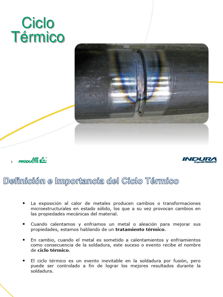 Ciclo Térmico en Soldadura: Definición y Efectos | PDF | Construcción ...