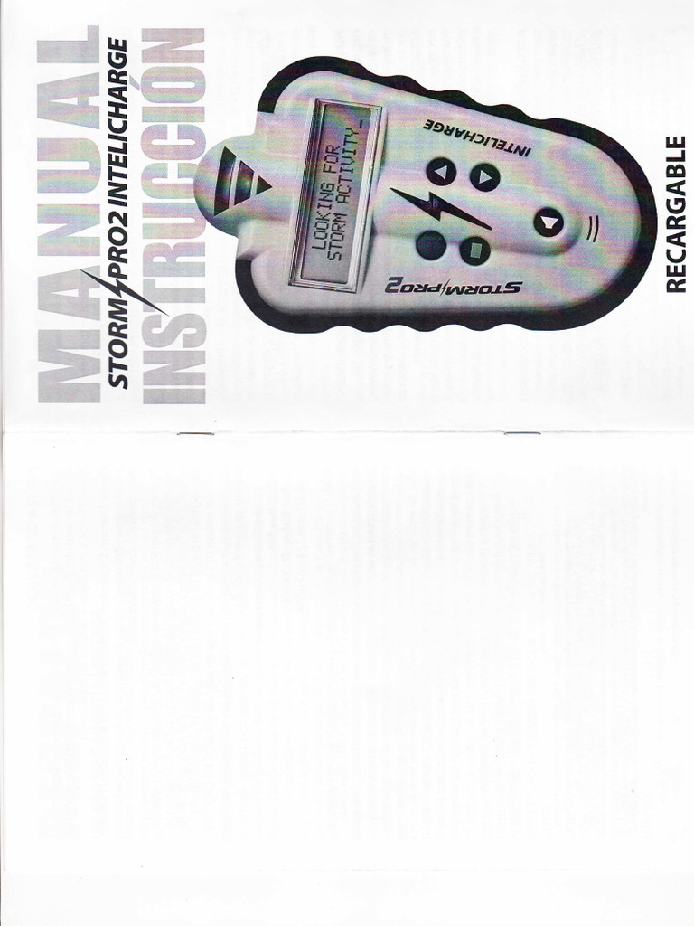 Storm Pro2 Intelicharge | PDF