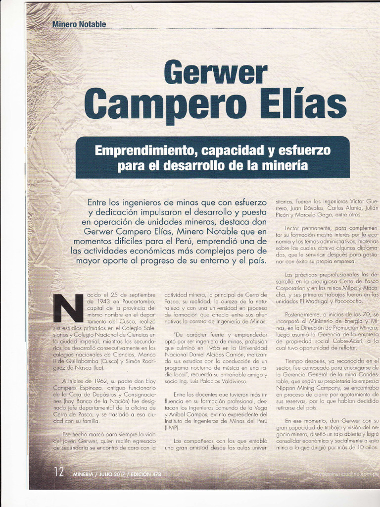 Gampero: Gerwer | PDF