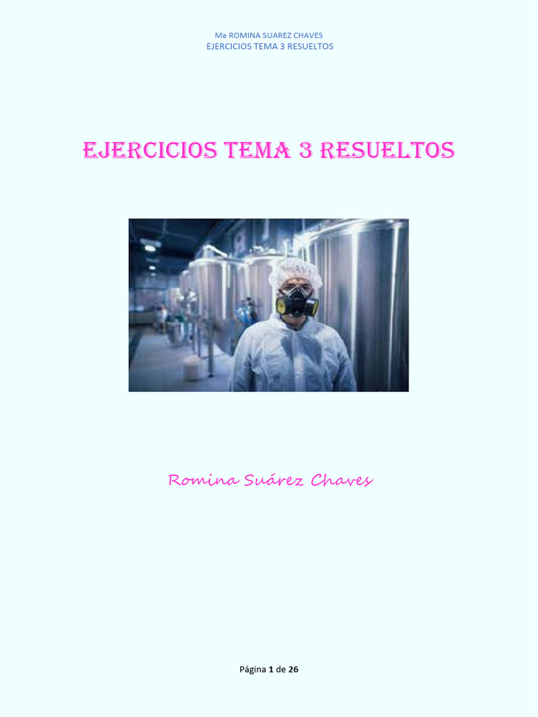 Ejercicios Tema 3 | PDF