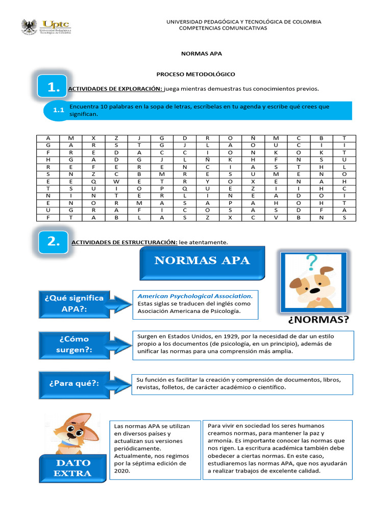 Guía Normas APA | PDF | Comillas | Sicología