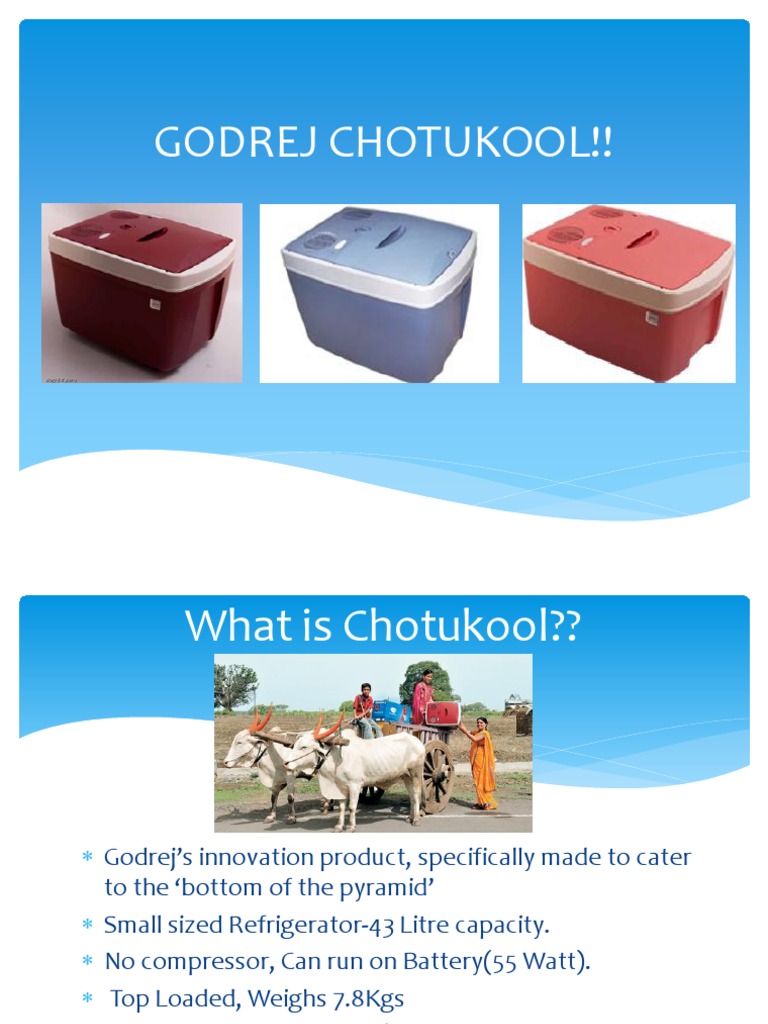 Section B - Group 11 - Godrej Chotukool | PDF