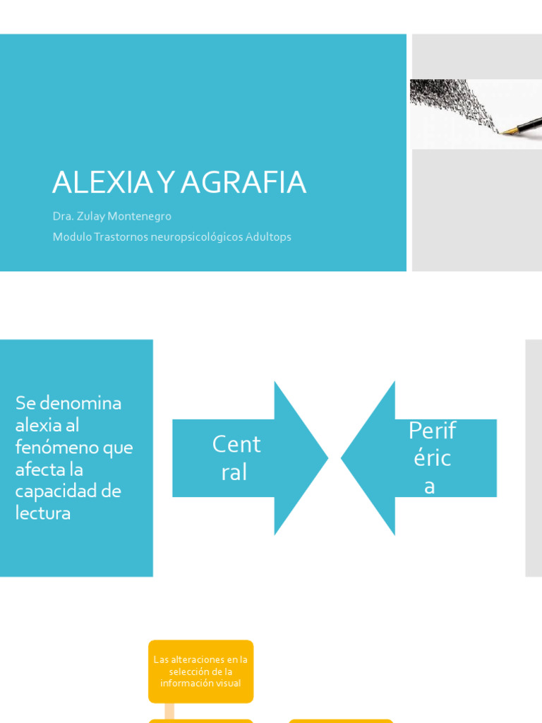Alexia y Agrafia | PDF | Palabra | Fonología