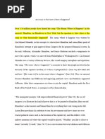 Hamilton - SYNOPSIS | PDF | Alexander Hamilton | Hamilton (Musical)