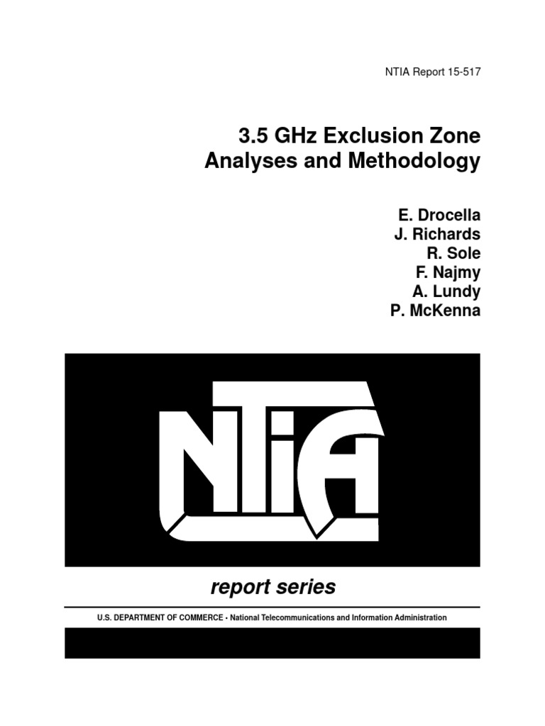 3.5 GHZ Exclusion Zone Analyses and Methodology | PDF | National ...