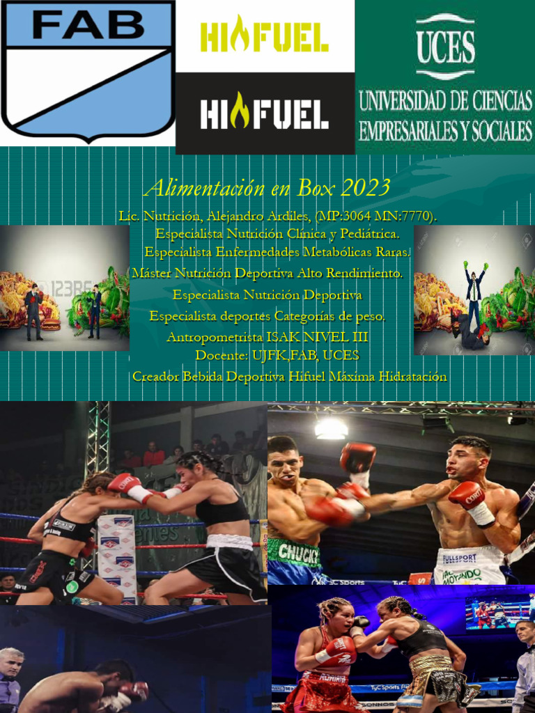 NUTRICION Boxeo | PDF | Nutrición deportiva | Nutrición