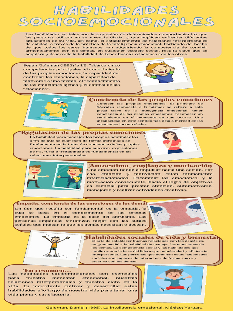 Habilidades Socioemocionales Esenciales | PDF | Las emociones ...