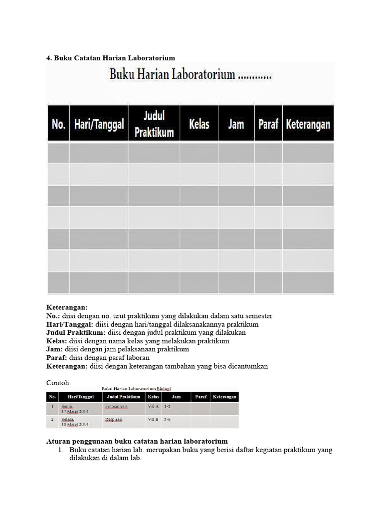 Buku Kunjungan Lab Ipa | PDF