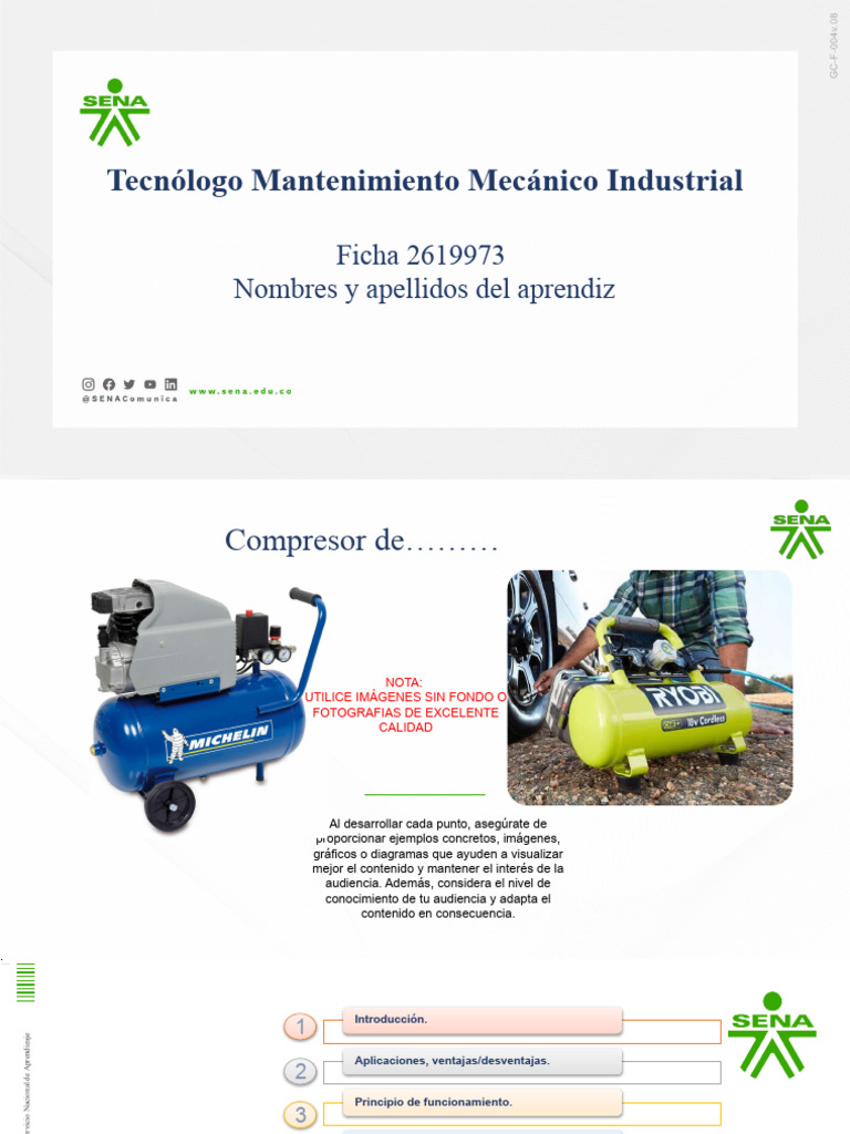 Formato Presentacion (EJEMPLO) | PDF | Biotecnología | Ciencias fisicas