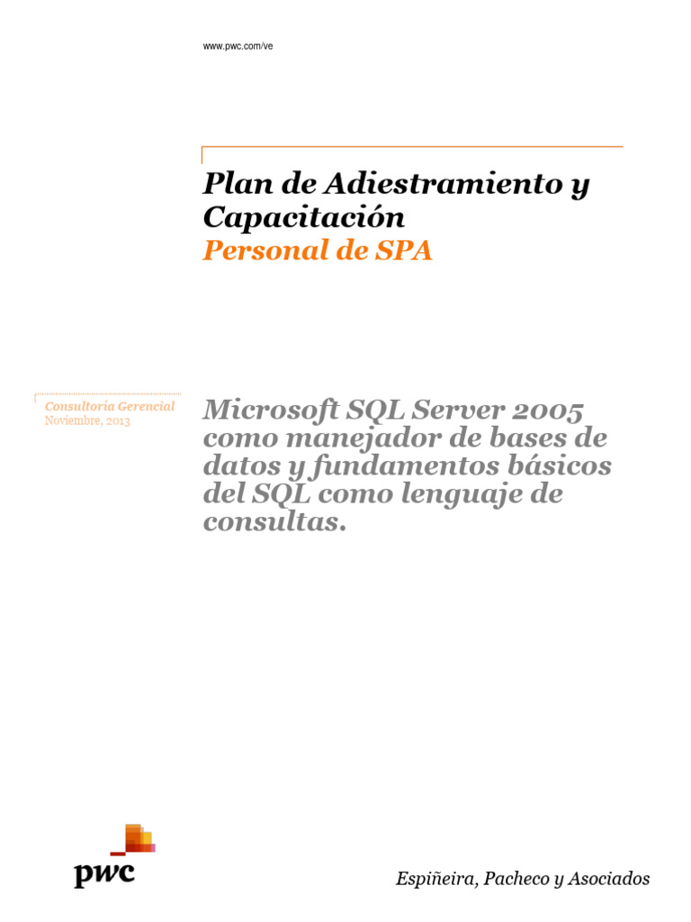 Daniel/Guía Práctica Fundamentos SQL y SQL Server - PWC - SPA ...