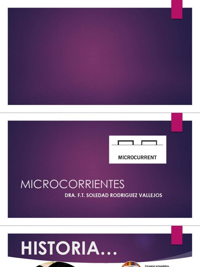 MICROCORRIENTES | PDF | Medicina CLINICA