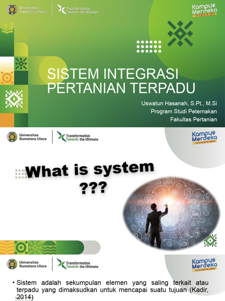Sistem Integrasi Pertanian Terpadu (Integrated Farming System | PDF ...