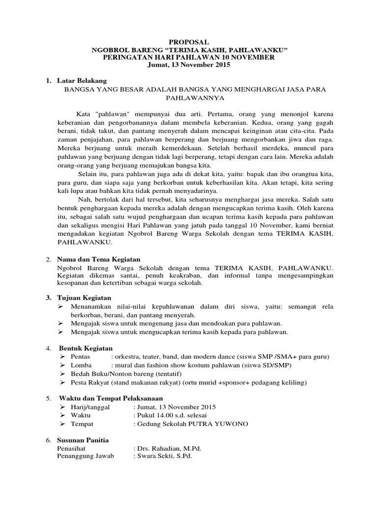 Contoh Proposal | PDF