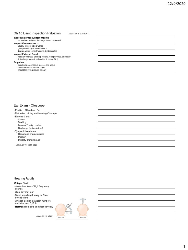 HA 1 - Ears - Student Version - 3 Slides Per Page | PDF