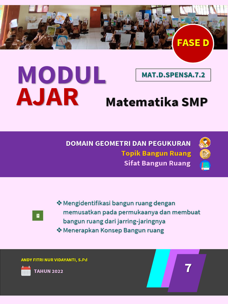Modul Ajar Bangun Ruang Kelas 7 | PDF