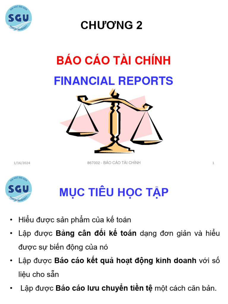 NLKT C02 BaoCaoTaiChinh | PDF